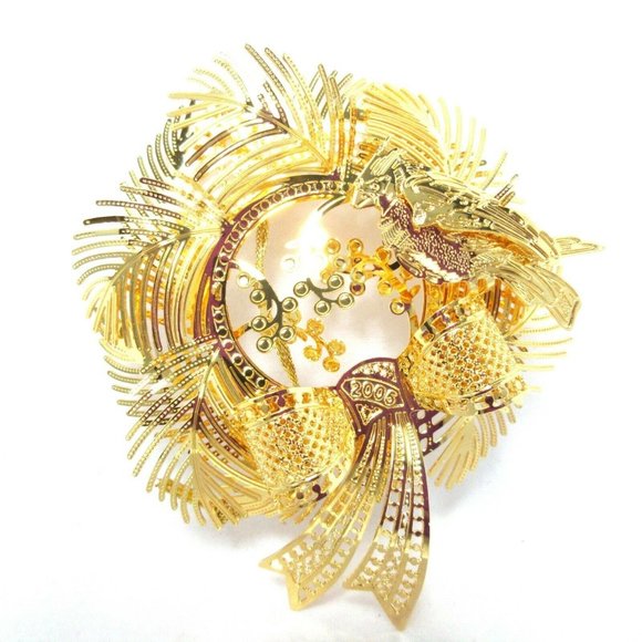 Danbury Mint | Holiday | 205 Cardinal In A Wreath Danbury Mint ...